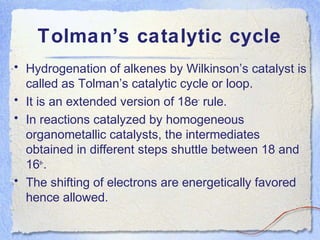 Wilkinson's catalyst | PPT