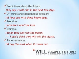 Will and be going to | PPT
