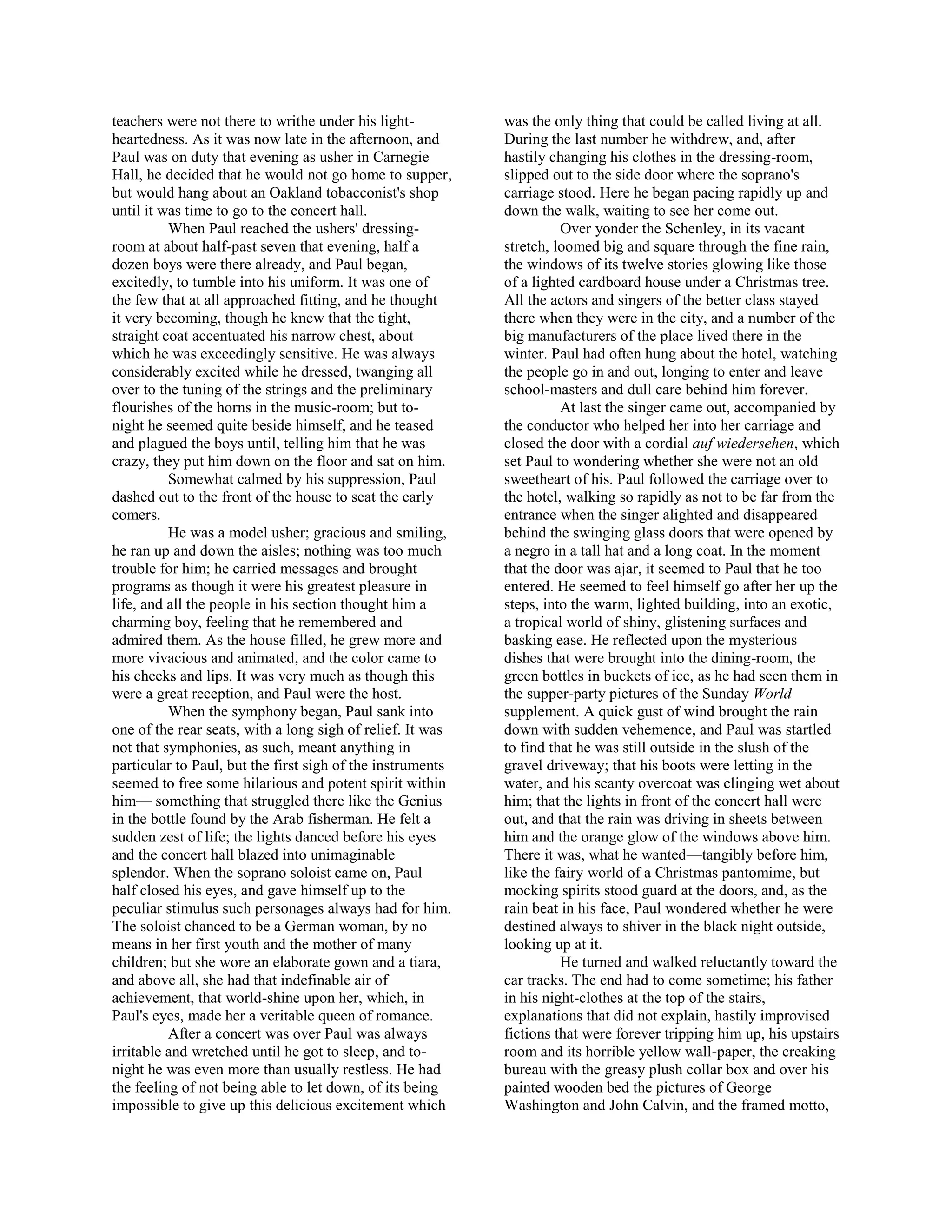 Willa cather, paul's case | PDF