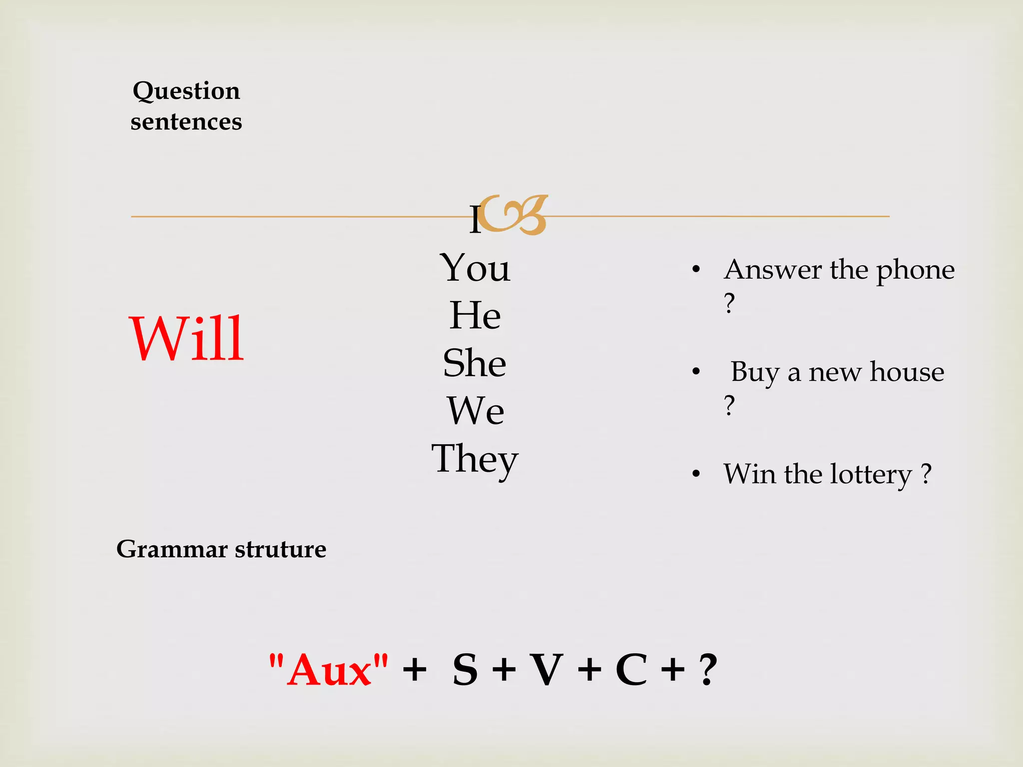 Will and going to | PPT