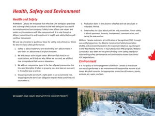 Willbros Canada Brochure | PDF