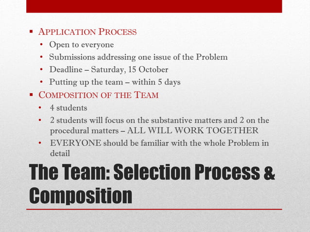 Willem C Vis Moot Presentation 2016-2017 | PPT