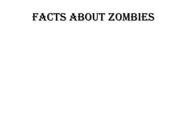 Willem's zombie presentation | PPSX