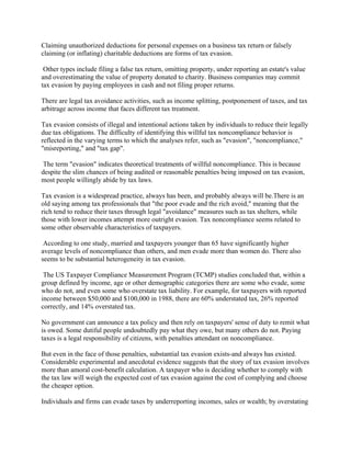 Willful and non willful tax evasion | PDF