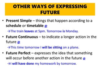 Will, going to, present continuous | PPTX