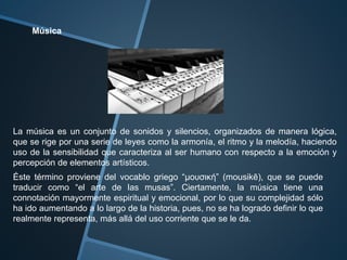 Relación Entre Música y Matemáticas | PPTX