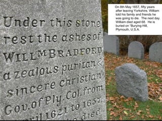 William Bradford Pilgrim Father | PPT