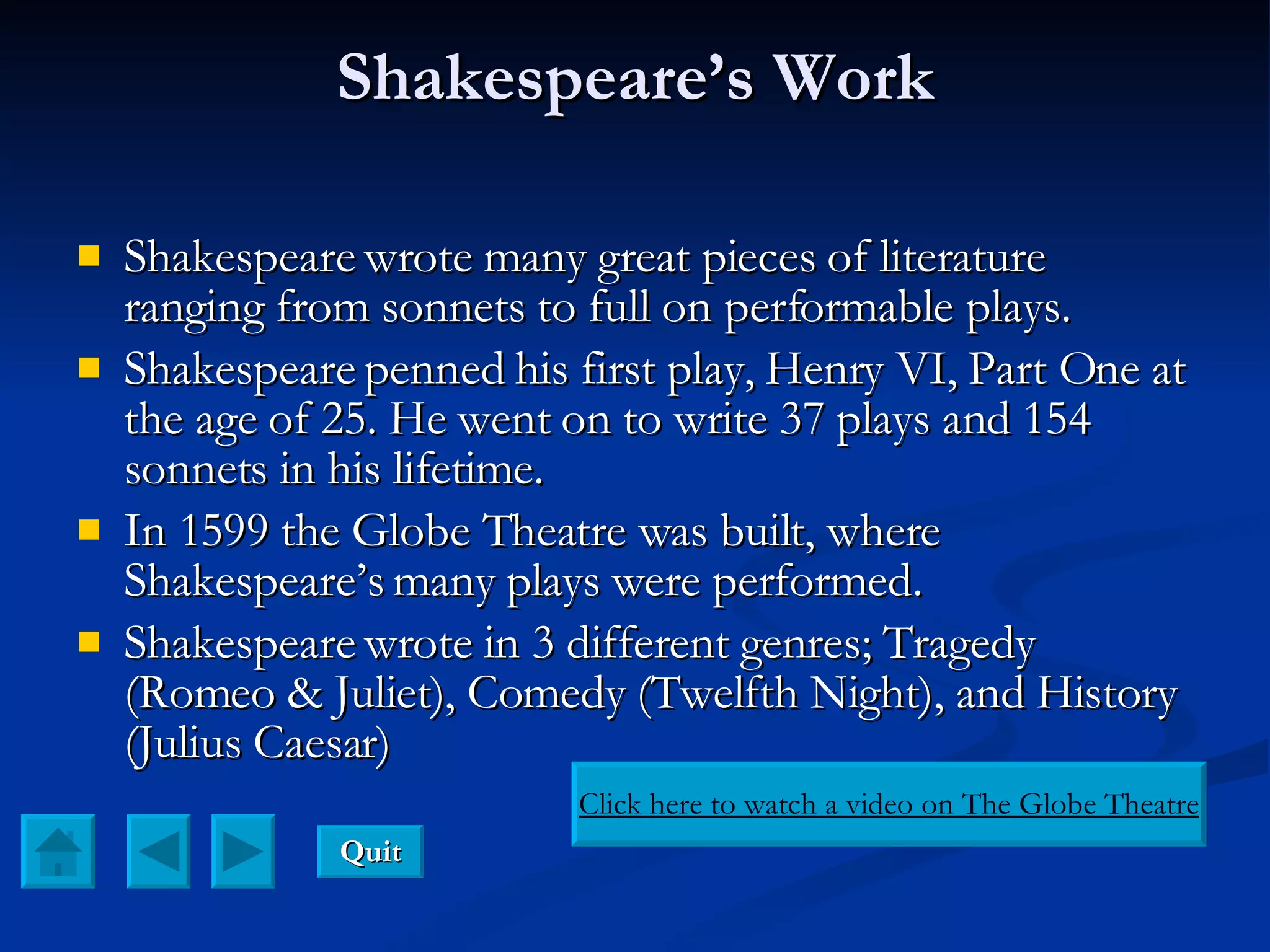 William Shakespeare | PPT