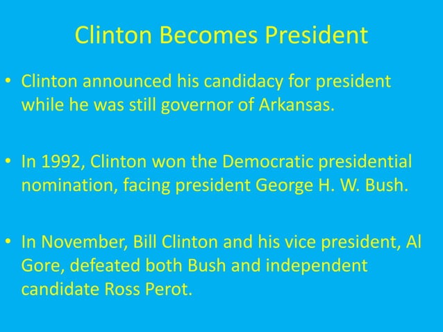 William (Bill) Clinton | PPT
