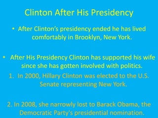 William (Bill) Clinton | PPT