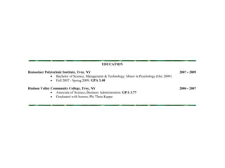 William Birdsall Resume | PPTX