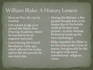 William Blake | PPTX