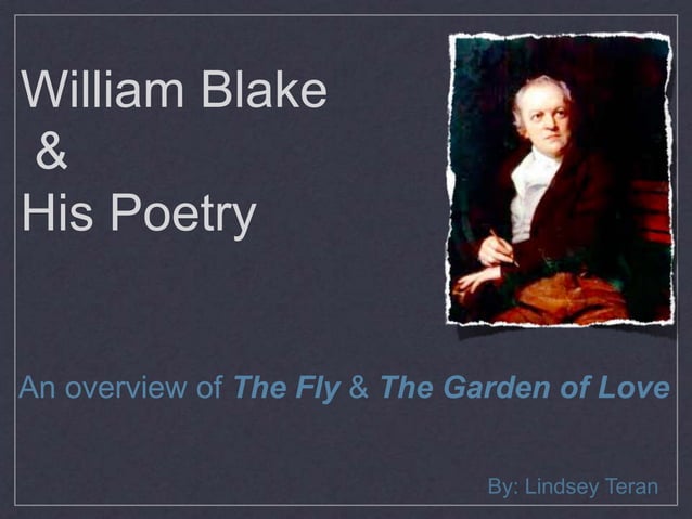 William Blake and His Poetry | PPT | Poetry | Books and Literature