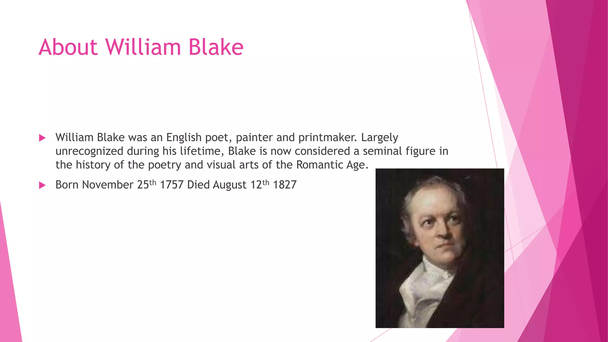 William blake | PPTX