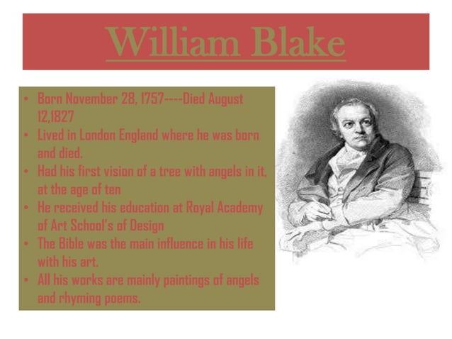 William blake by shelby bell | PPTX