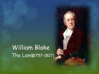 William Blake The Lamb