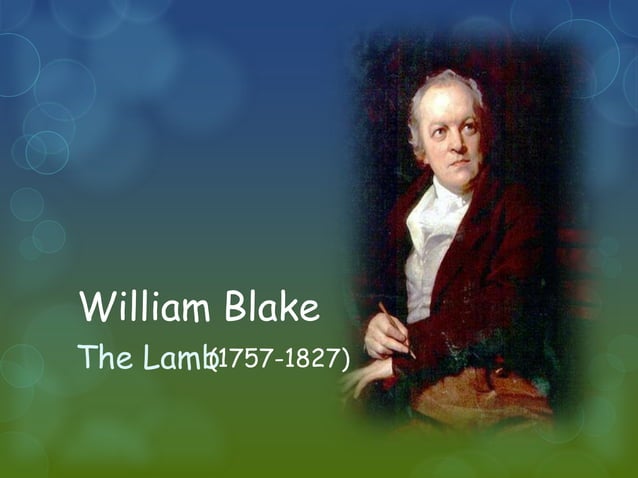 William Blake and The Lamb poem analysis | PPT