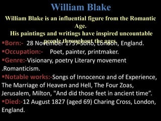William blake | PPTX
