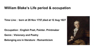 William Blake | PPTX