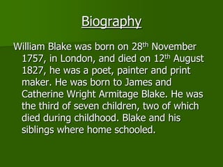 William Blake.ppt by Ines | PPT
