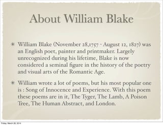 William blake#1 | PPT