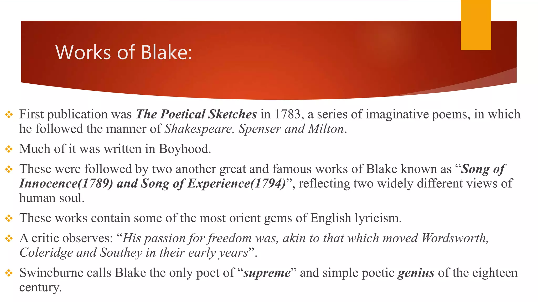 William blake(1757 1827) | PPTX
