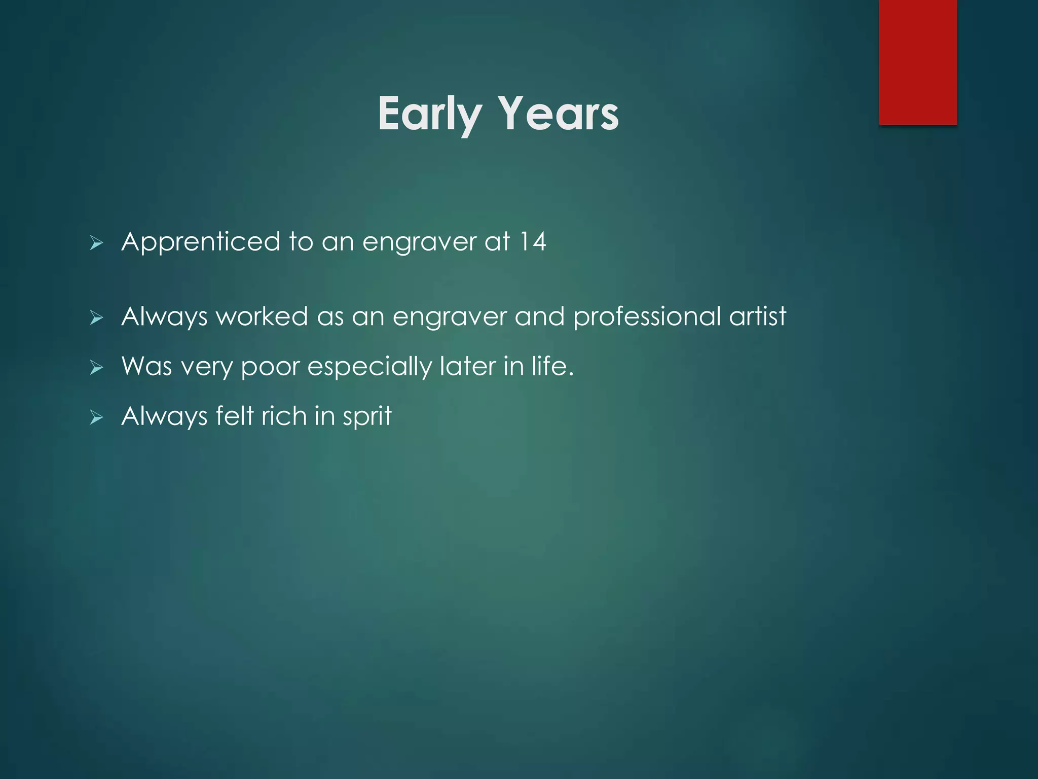 William blake biography | PPTX