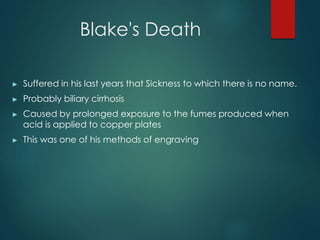 William blake biography | PPT