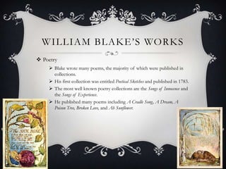 William Blake Poetry | PPT