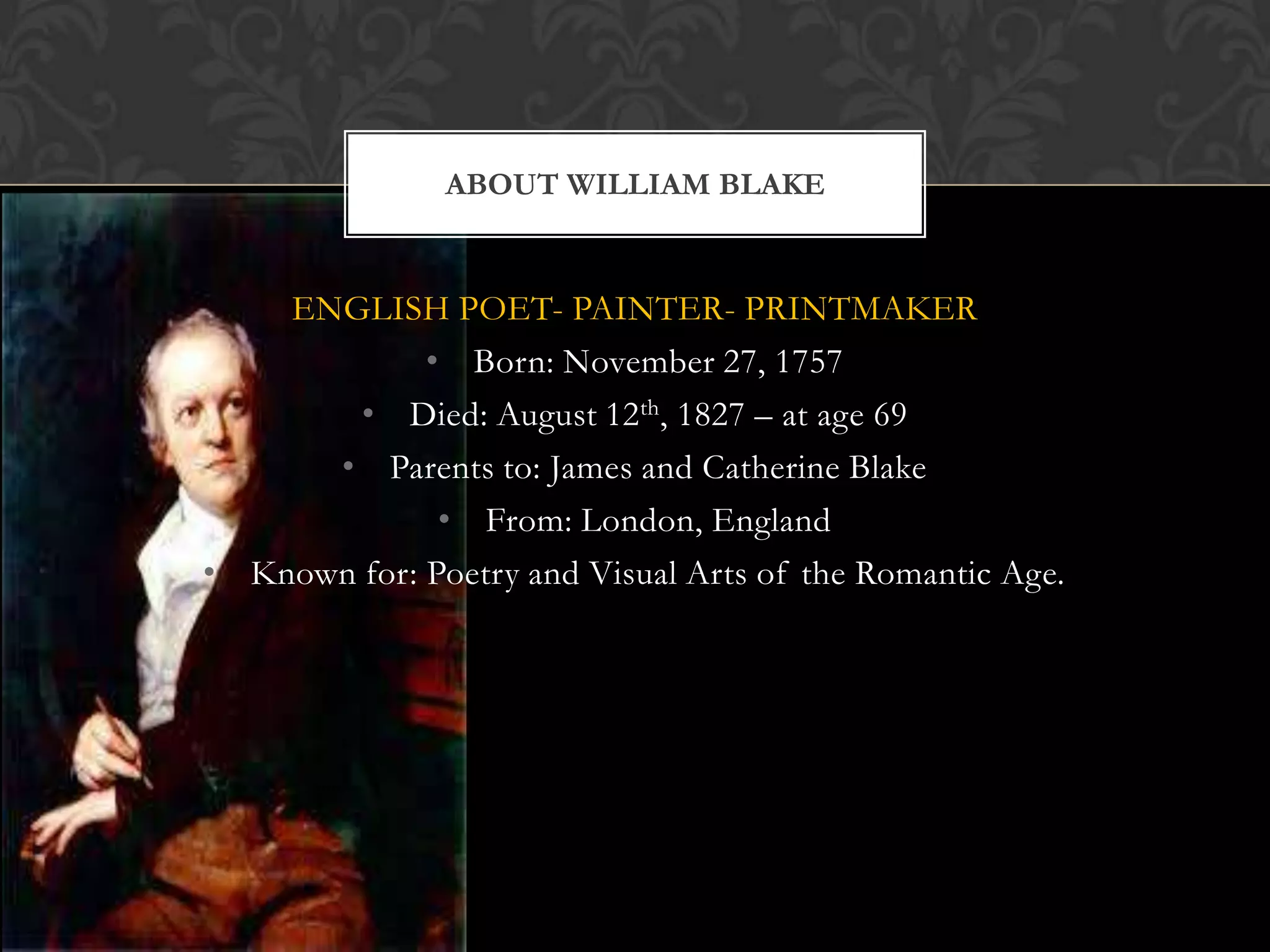 William Blake | PPTX