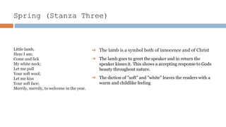 William Blake (An Analysis of 3 poems) | PPTX