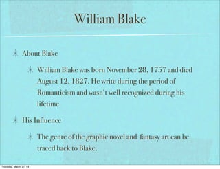 William blake keynotepdf | PDF