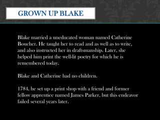 William blake power_point | PPTX