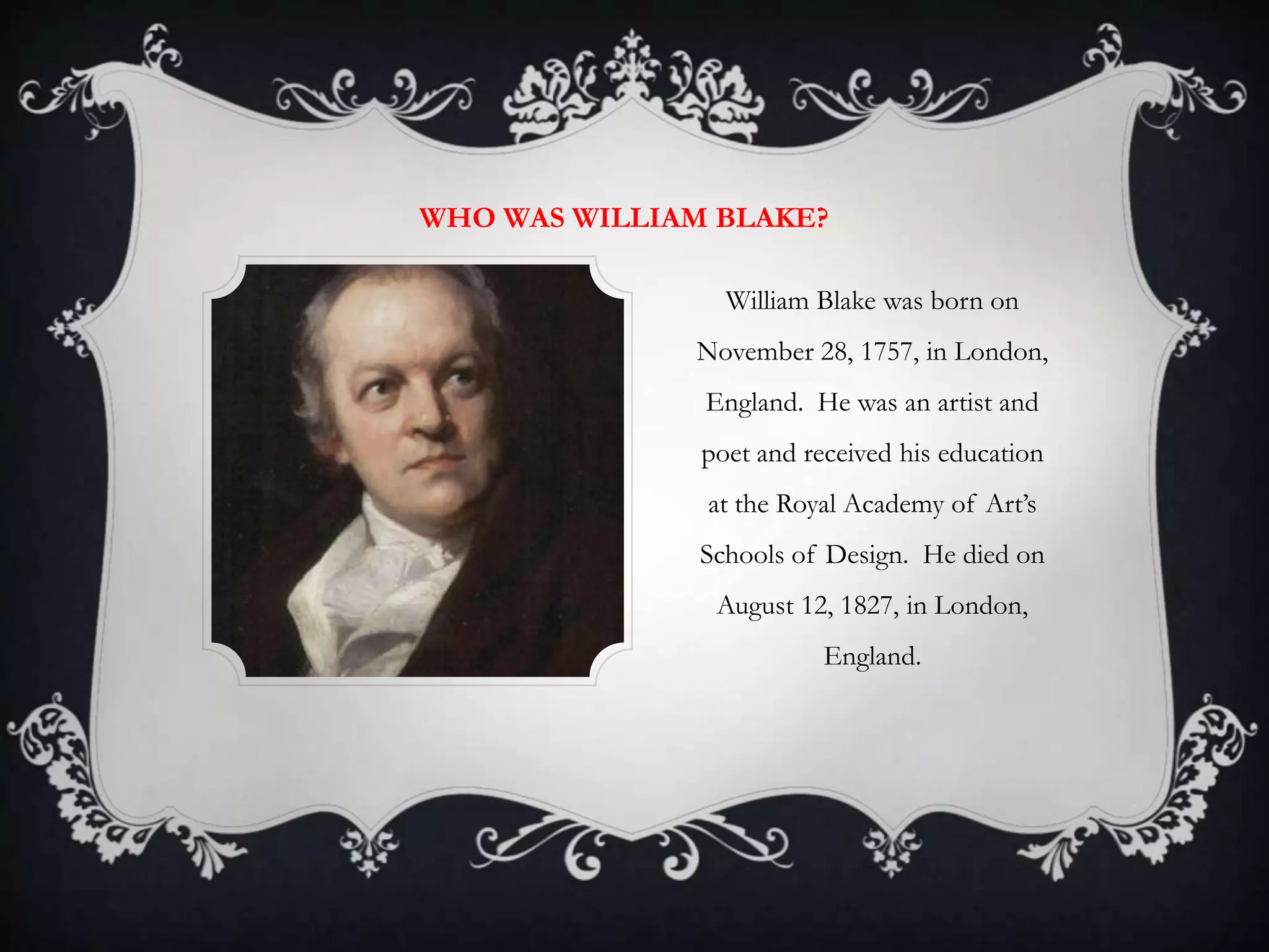William Blake PowerPoint | PPTX