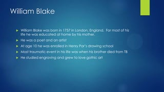 William blake ppt | PPTX
