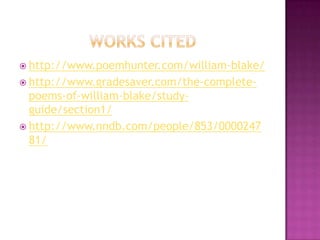 William blake’s poems | PPTX | Poetry | Books and Literature