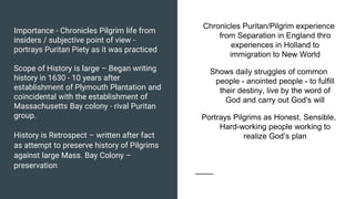 William bradford | PPT