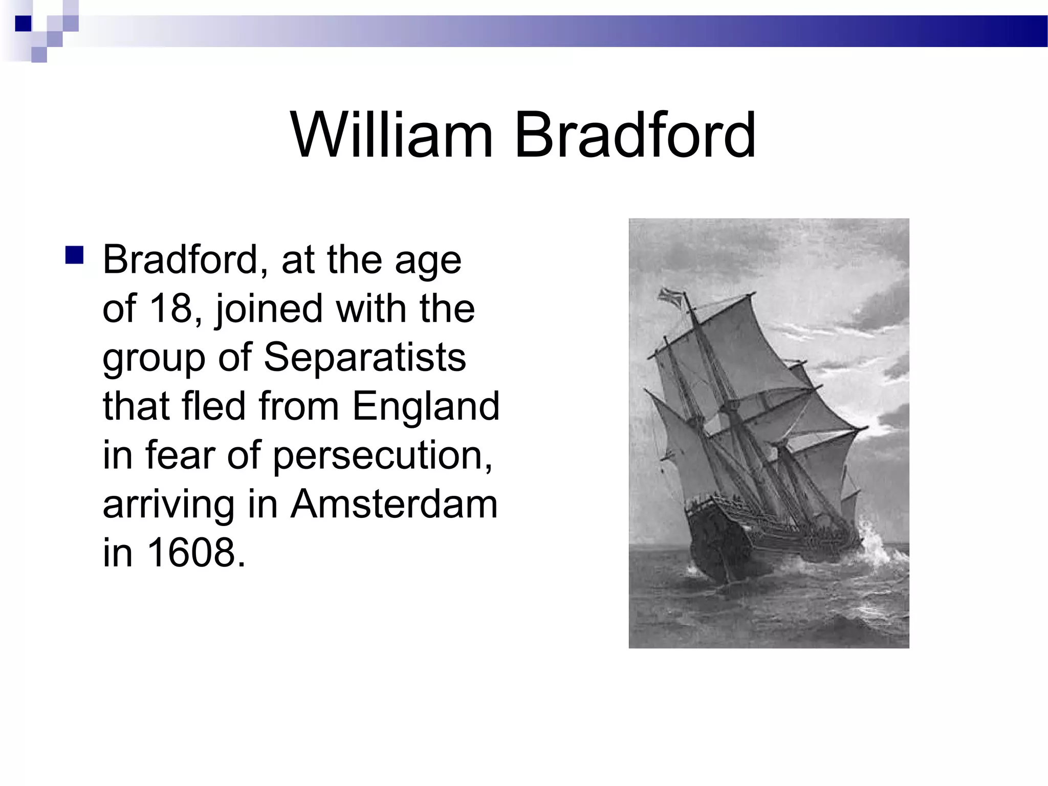 William bradford 1 | PPT