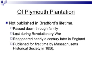 William bradford 1 | PPT