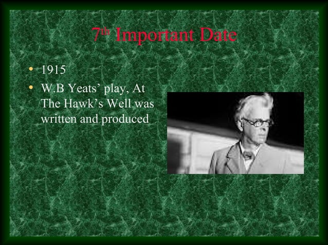 William Butler Yeats By Nicole | PPT
