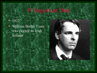 William Butler Yeats By Nicole | PPT | Poetry | Books and Literature