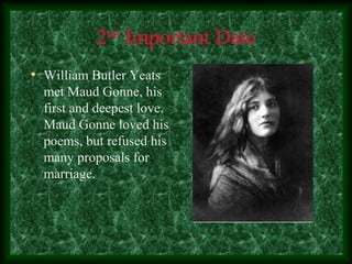 William Butler Yeats By Nicole | PPT | Poetry | Books and Literature