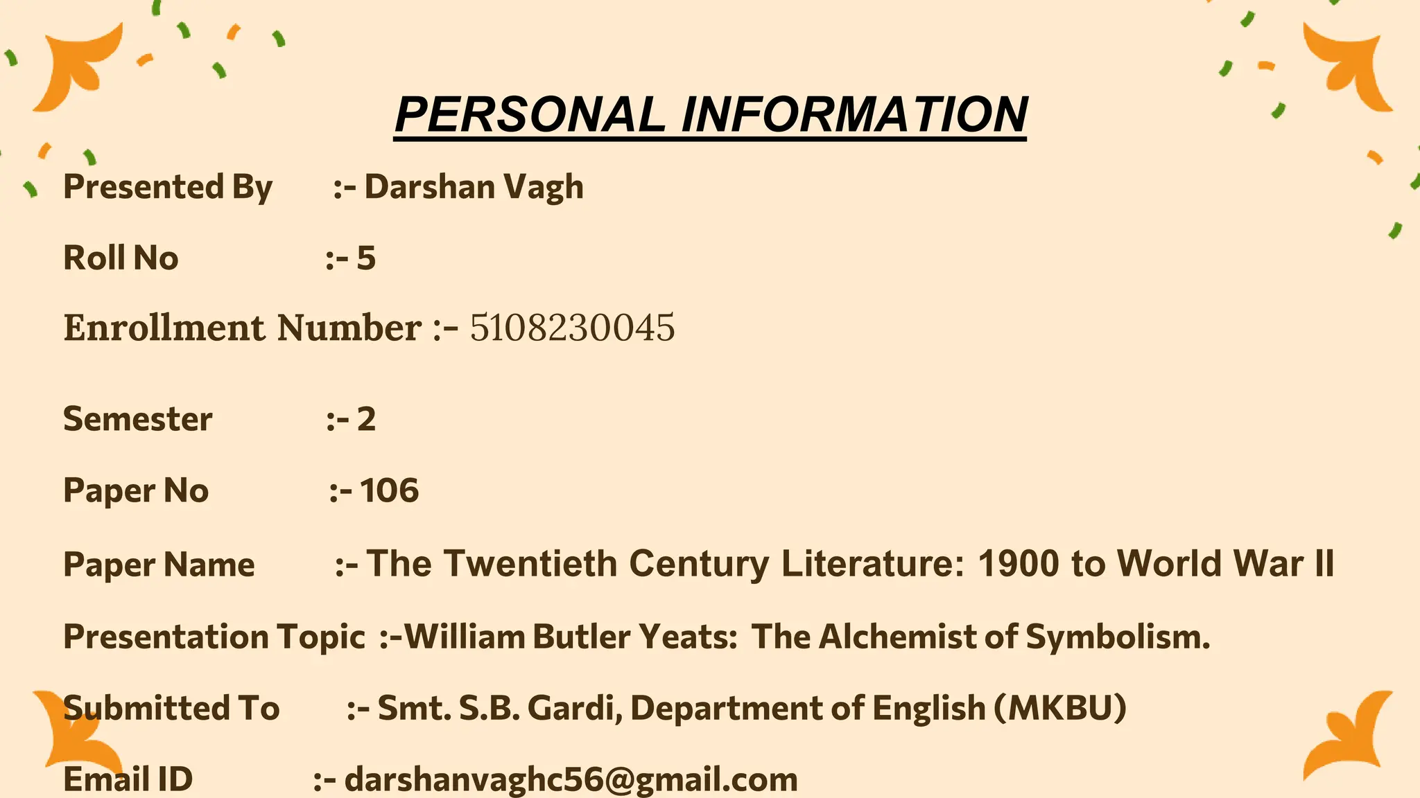 William Butler Yeats- The Alchemist of Symbolism.pptx