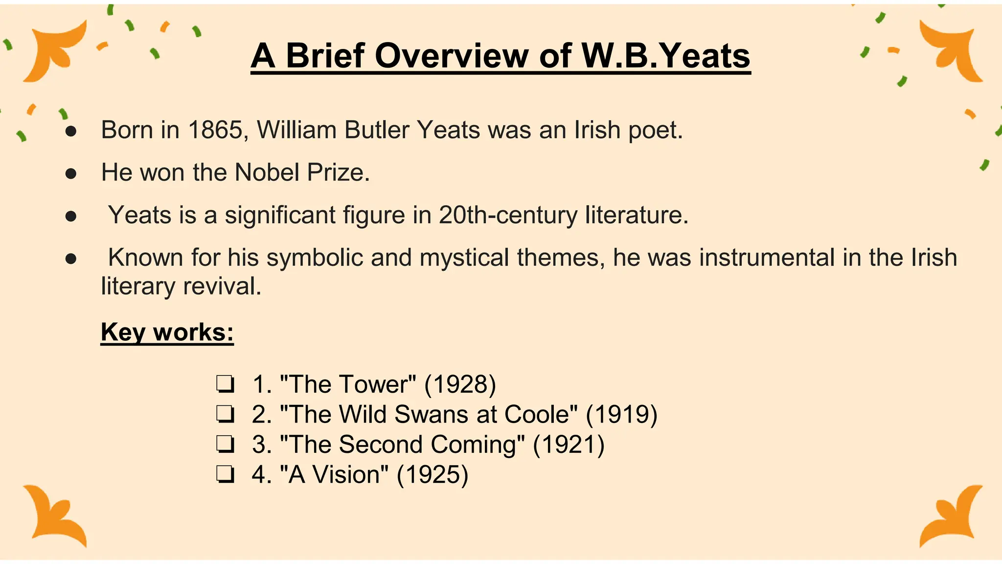 William Butler Yeats- The Alchemist of Symbolism.pptx