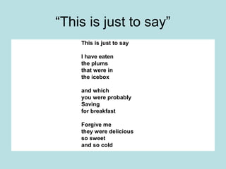 William Carlos Williams | PPT