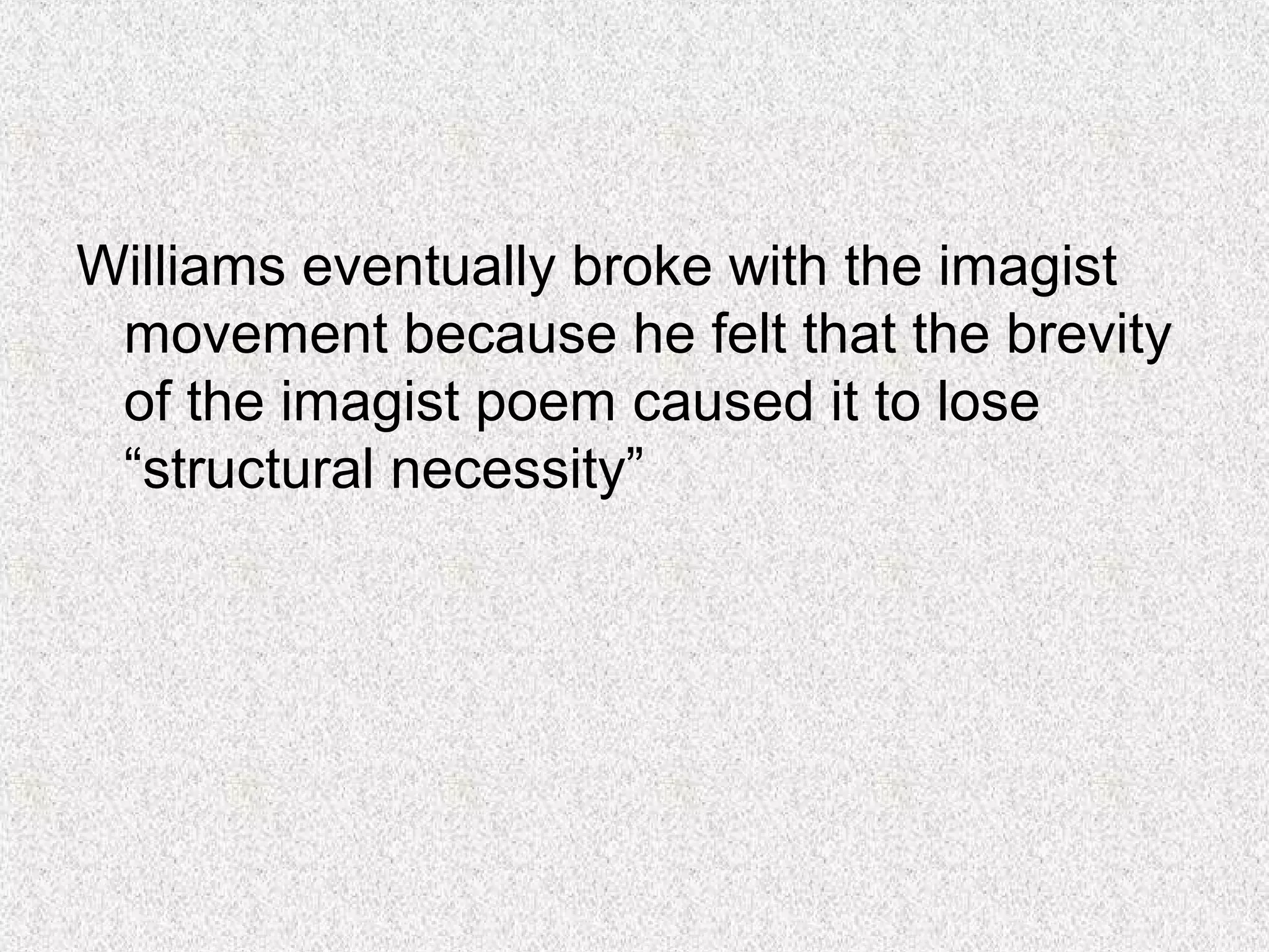 William carlos williams ppt | PPT | Poetry | Books and Literature