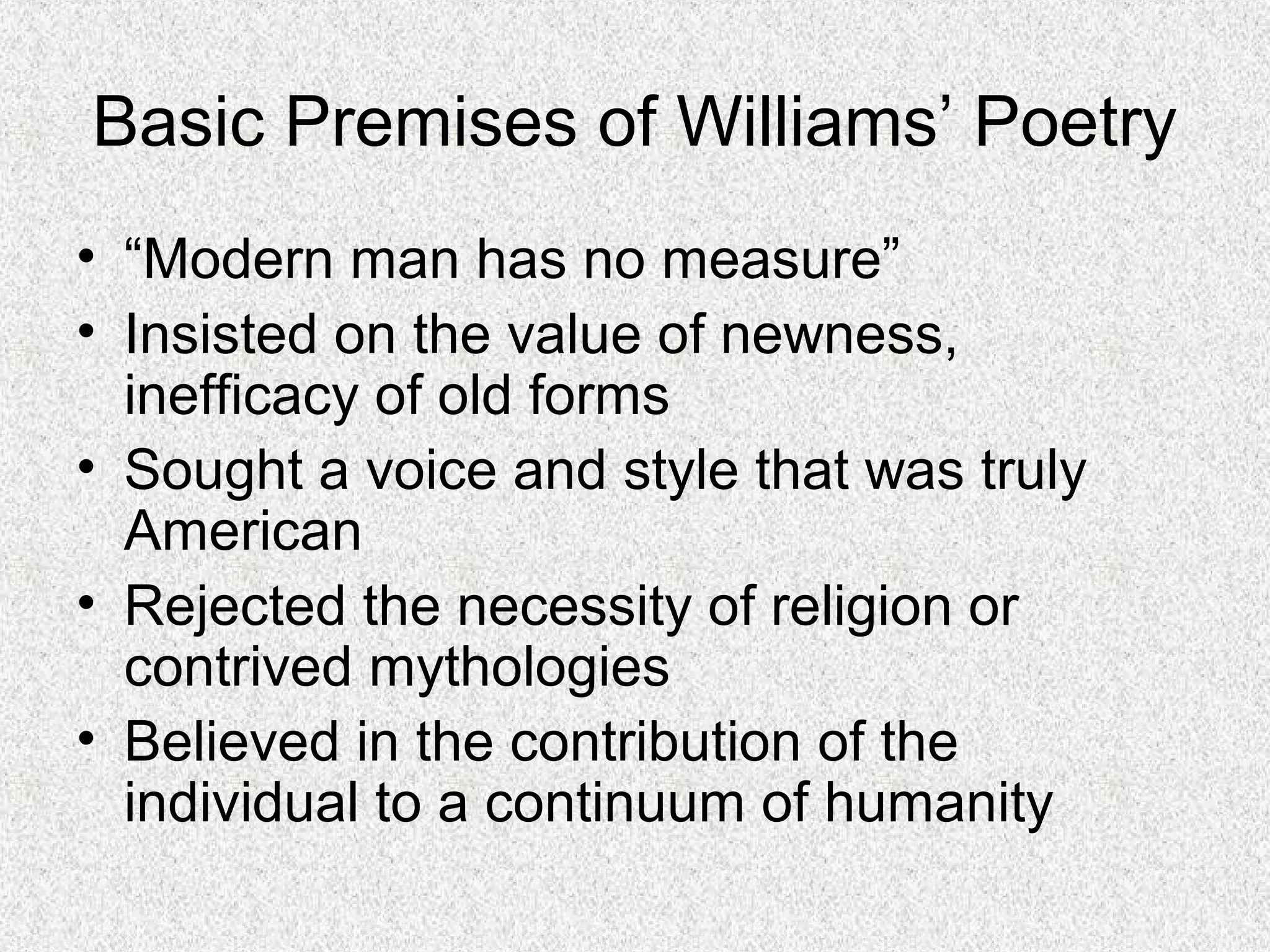 William carlos williams ppt | PPT