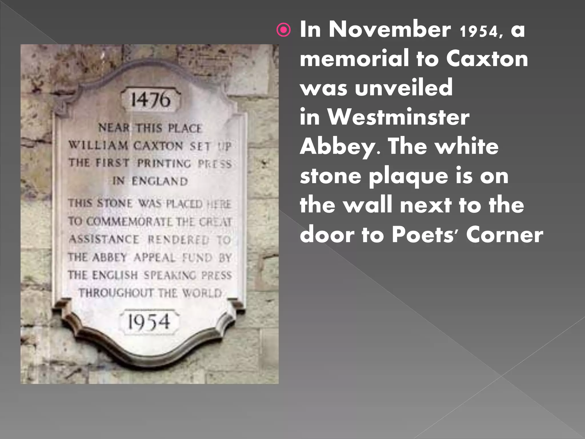 William Caxton and the introduction of printing | PPTX