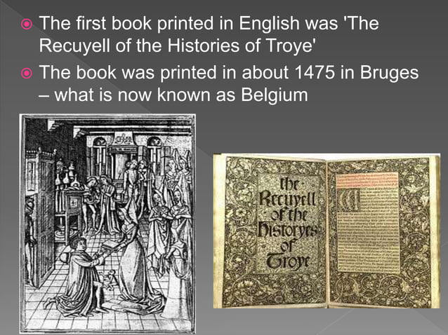 William Caxton and the introduction of printing | PPTX | Books and ...