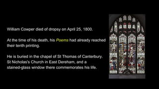 William cowper | PPTX
